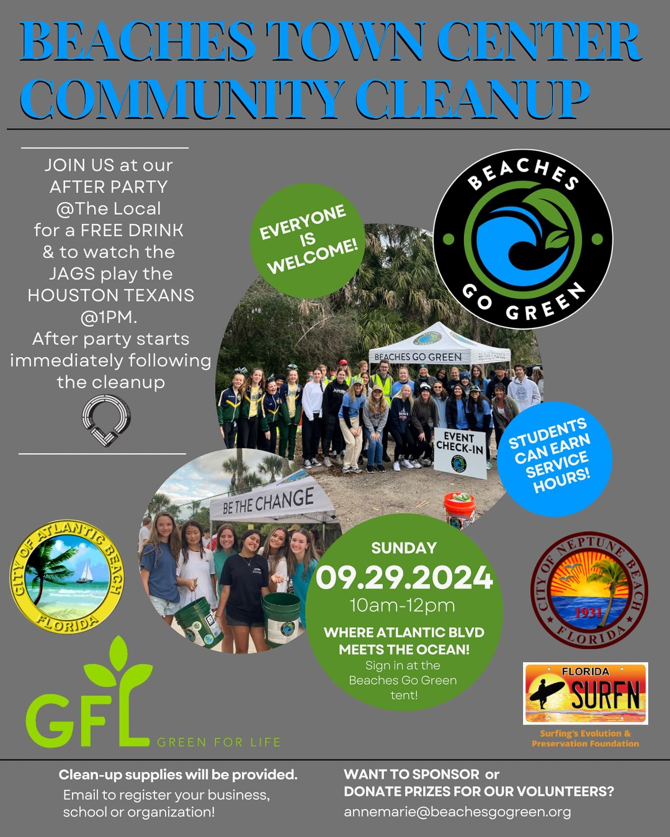 Community Clean-Up Beaches Town Center - FirstCoast.Life